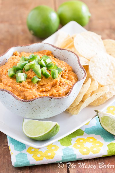 Smoky Chipotle Hummus - One Sweet Mess