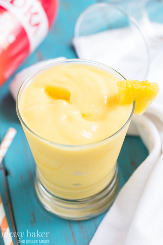 Pineapple-Mango Slush - One Sweet Mess