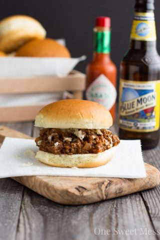 Chipotle Pale Ale Sloppy Joe's - One Sweet Mess