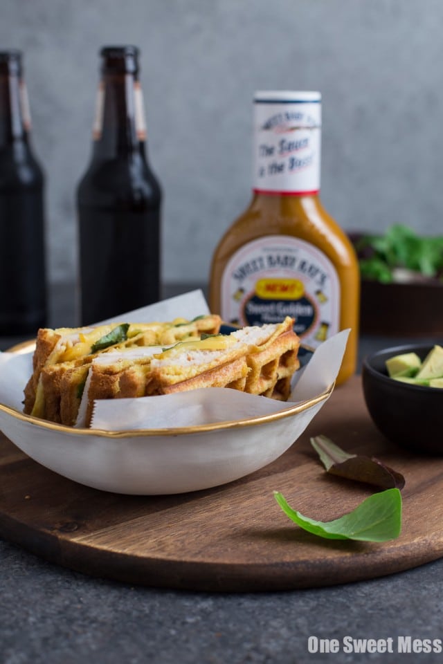 Waffle Iron Turkey & Smoked Gouda Panini - One Sweet Mess